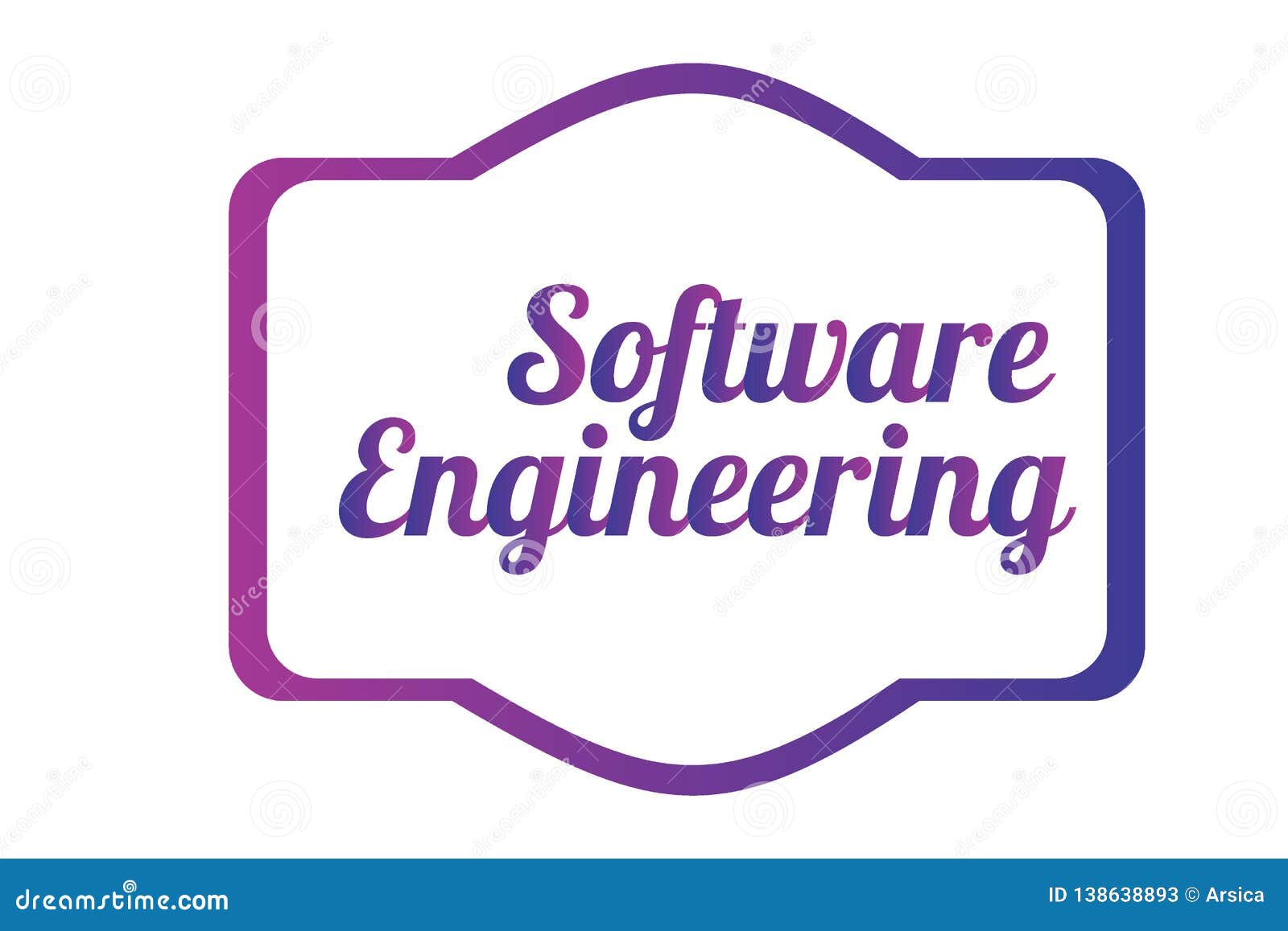 Software engineering stock vector. Illustration of monitor - 138638893