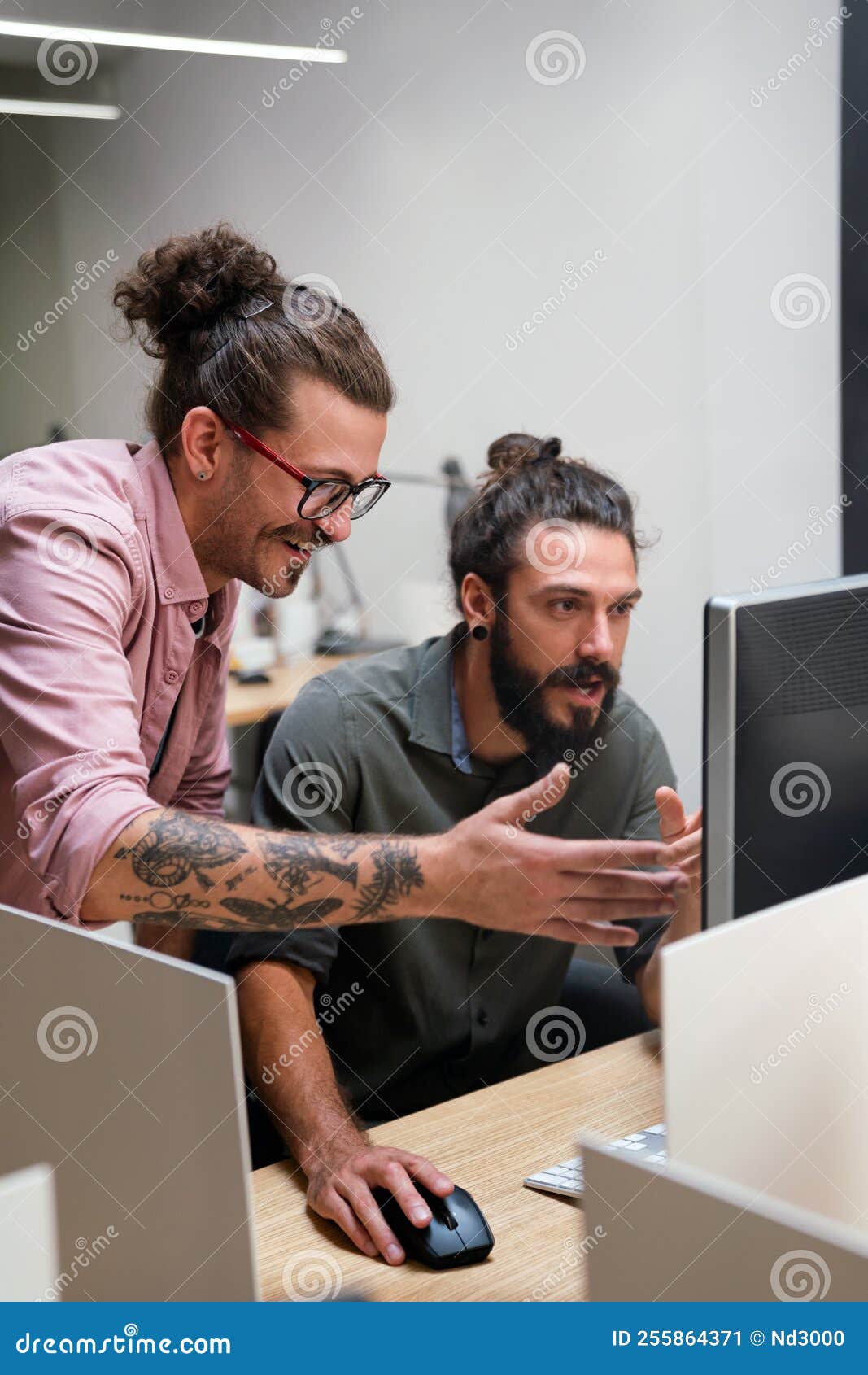 Software Engineers Working On Project And Programming In Company Stock Image Image Of Senior