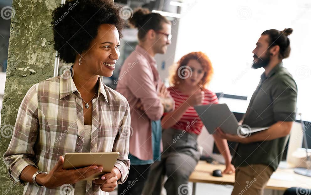 Software Engineers Working on Project and Programming in Company ...