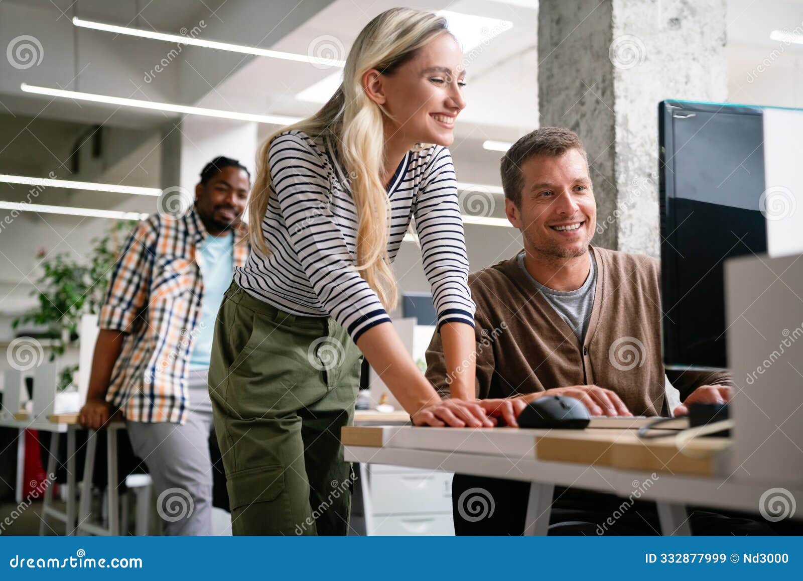 Software Engineers Working on Project and Programming in Company. Startup Business Group Concept ...