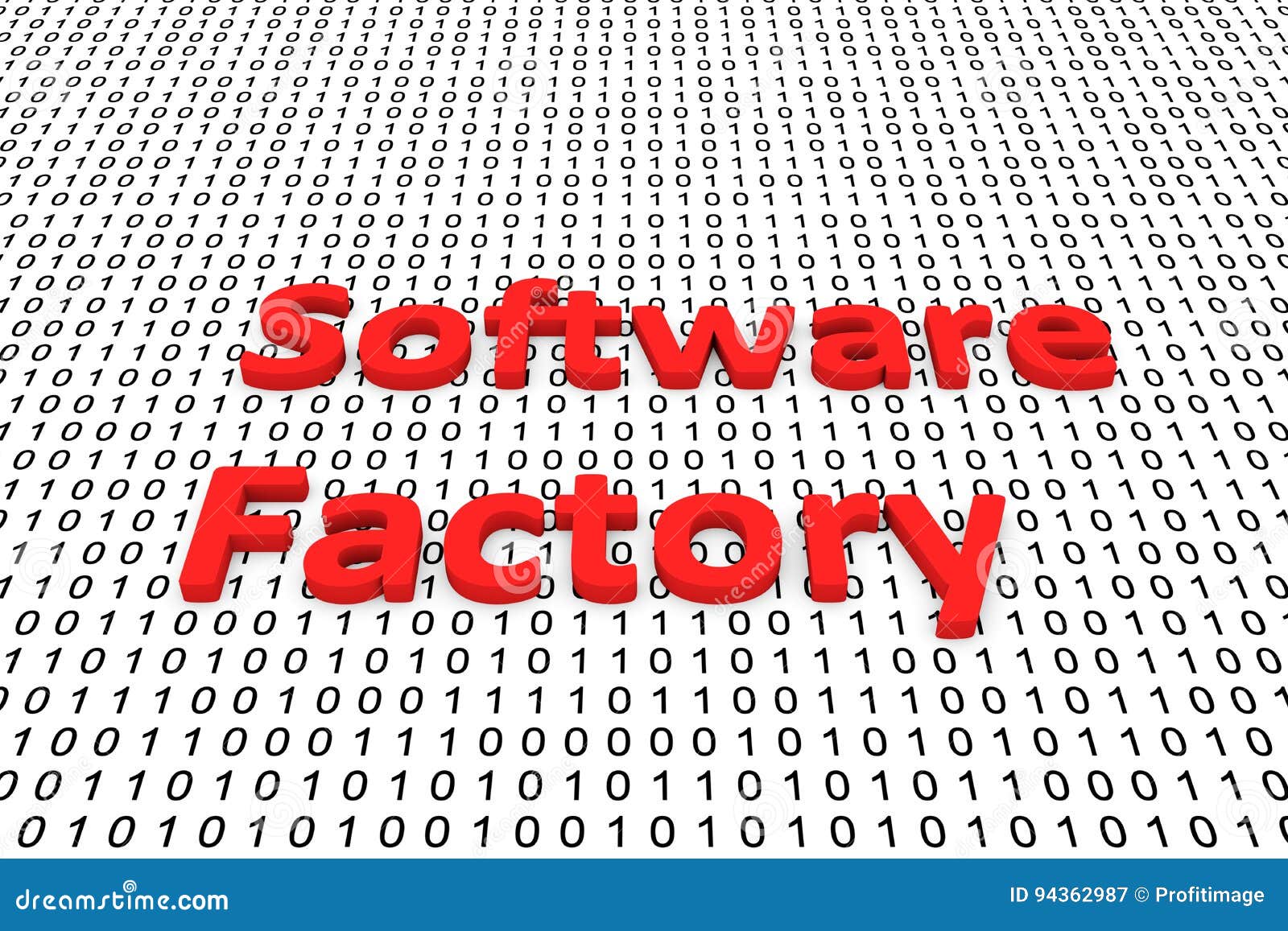 Software factory stock illustration. Illustration of computer - 94362987
