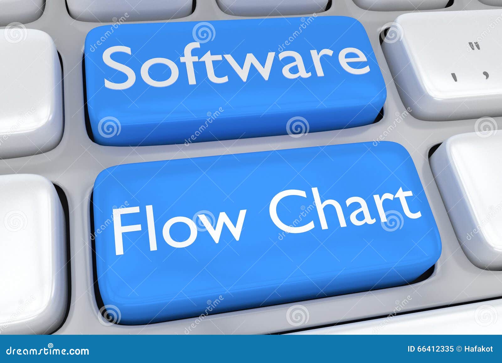 Software Flow Chart Concept Stock Illustration - Illustration of draw ...