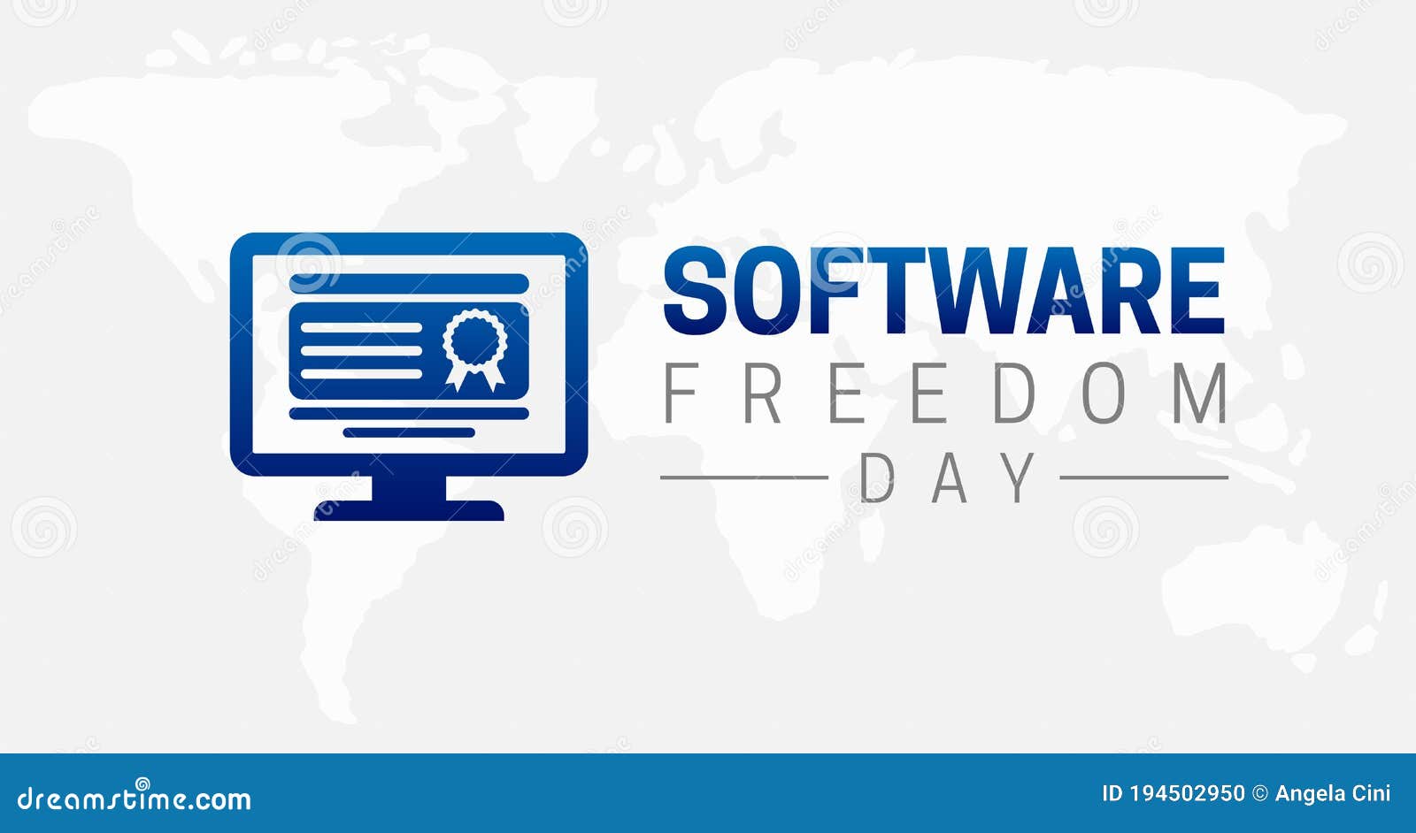 Software Freedom Day Background Illustration Stock Vector ...
