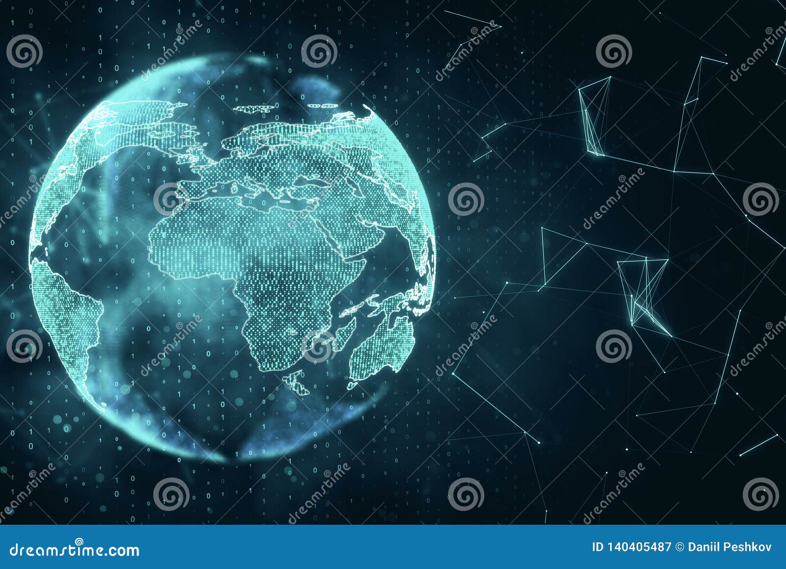 Software and Global Communication Concept Stock Illustration ...