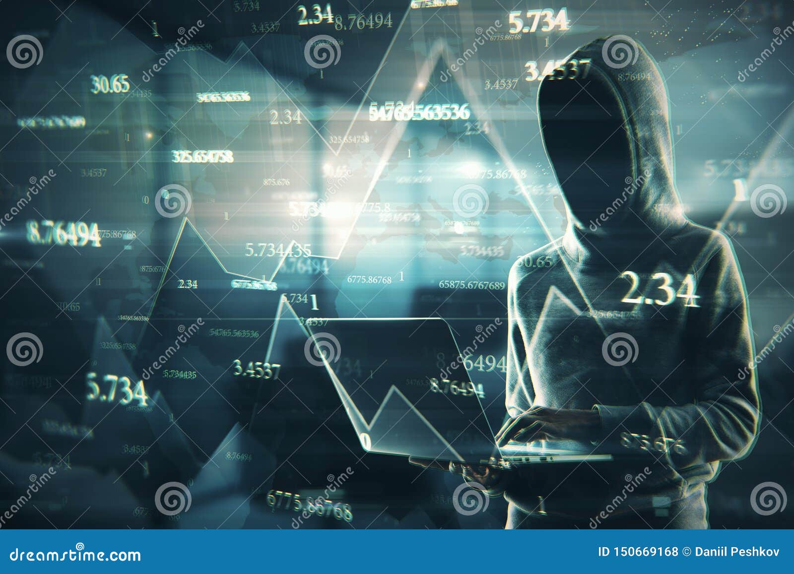 Software and Hacking Concept Stock Photo - Image of device, binary ...