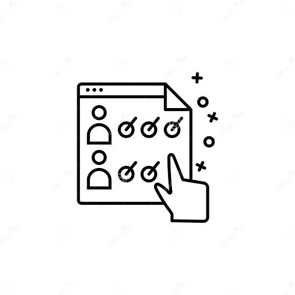 Software Hand Access User Icon. Element of Cyber Security Icon Stock ...