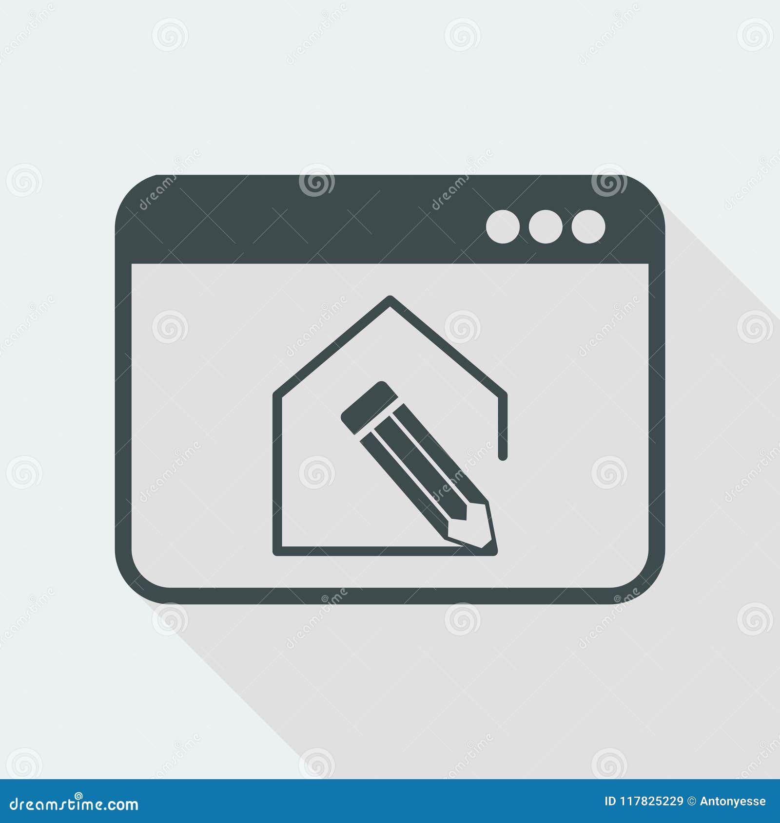 Software for house design stock vector. Illustration of pencil - 117825229