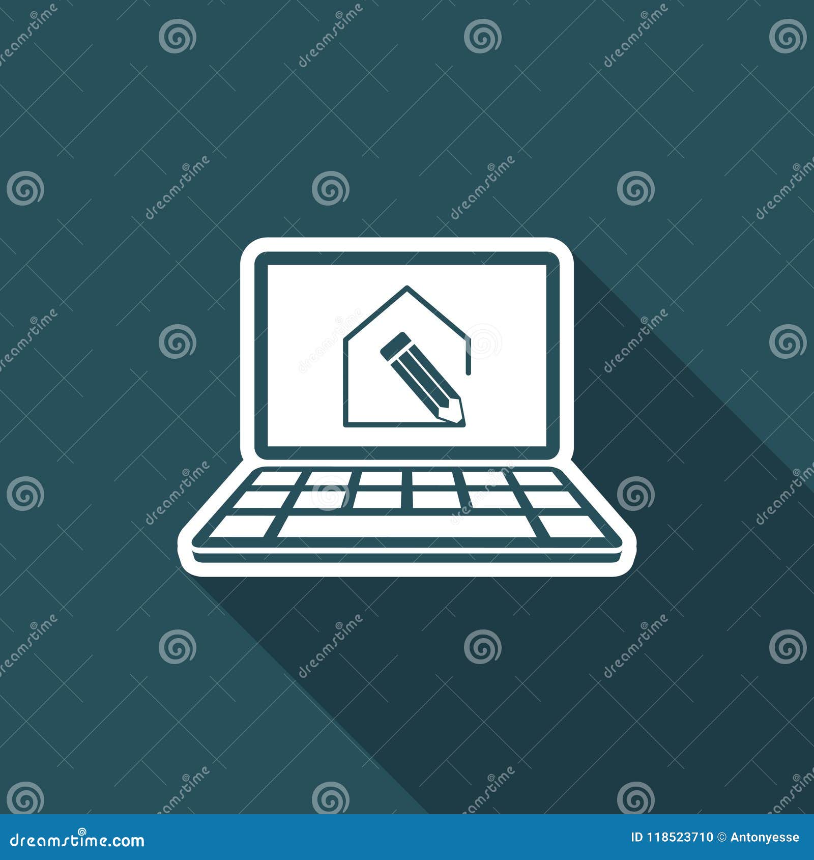 Software for house design stock vector. Illustration of icon - 118523710