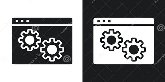 Software Icon Vector Set on White Background Stock Vector ...
