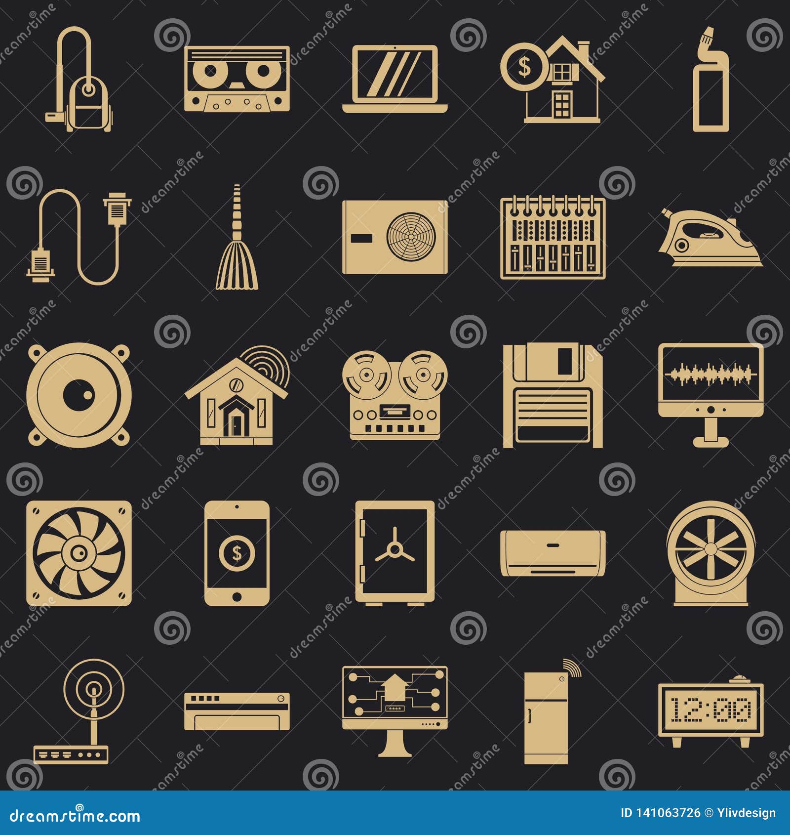 Software Icons Set, Simple Style Stock Vector - Illustration of ...
