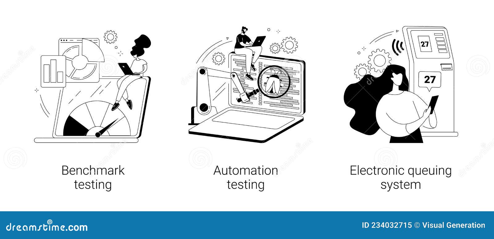 Software Implementation Abstract Concept Vector Illustrations. Stock ...