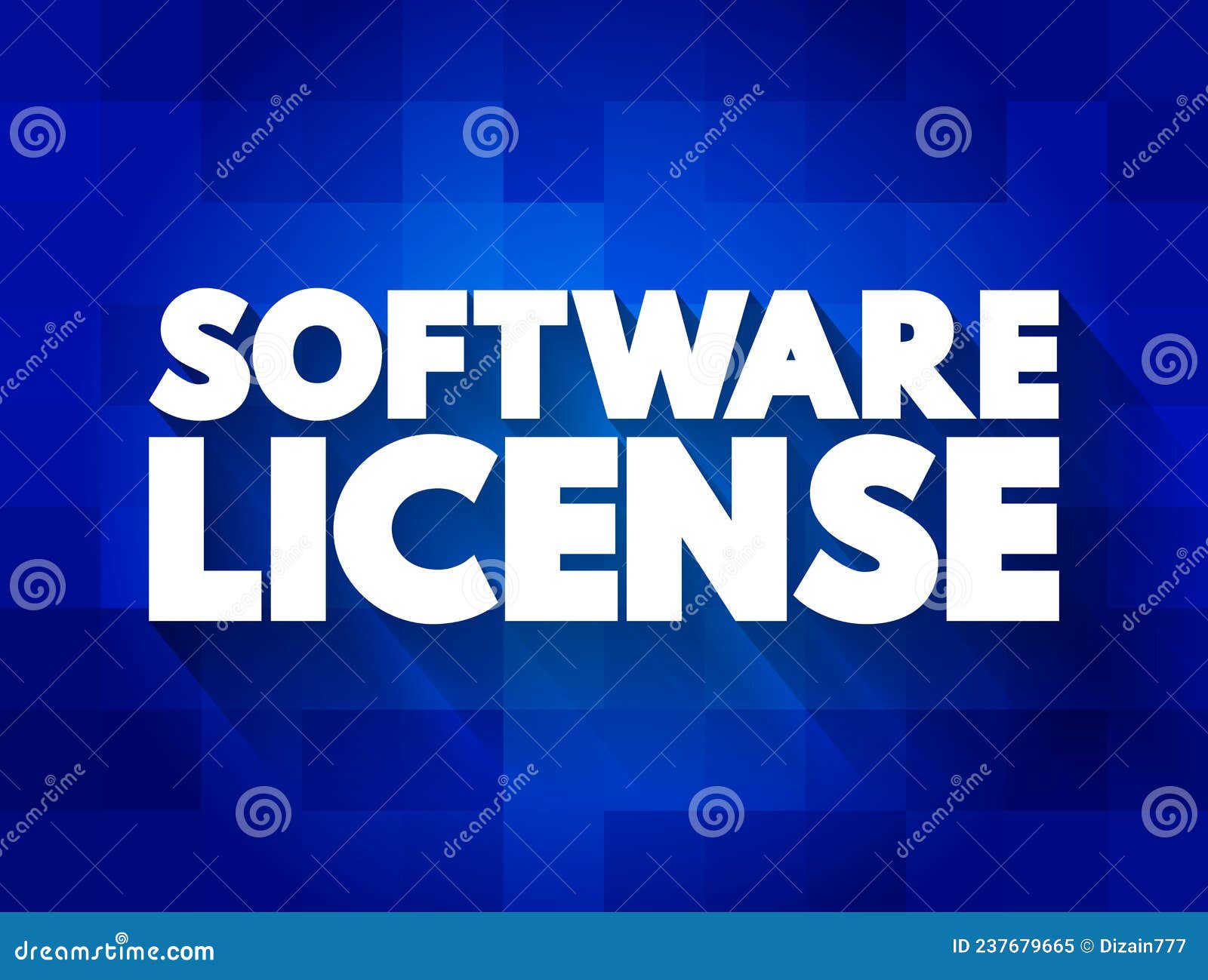 Software License Text Quote, Concept Background Stock Illustration ...