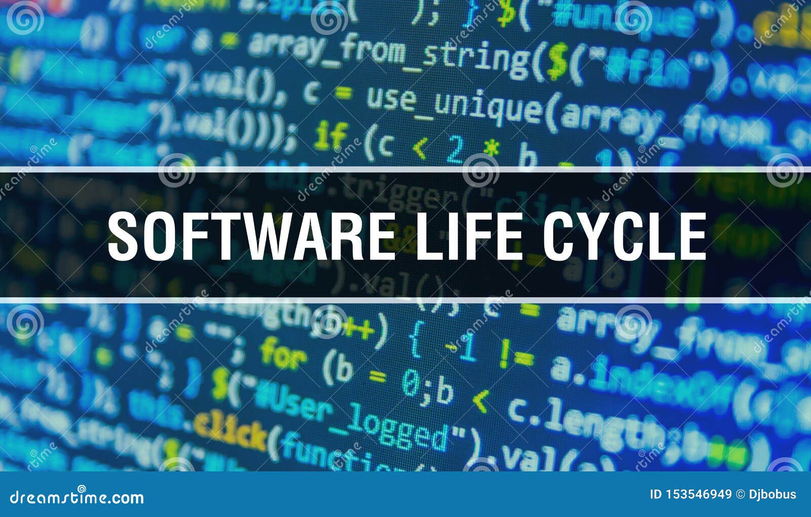 Software Life Cycle With Binary Code Digital Technology Background ... Software Life Cycle With Binary Code Digital Technology Background ...