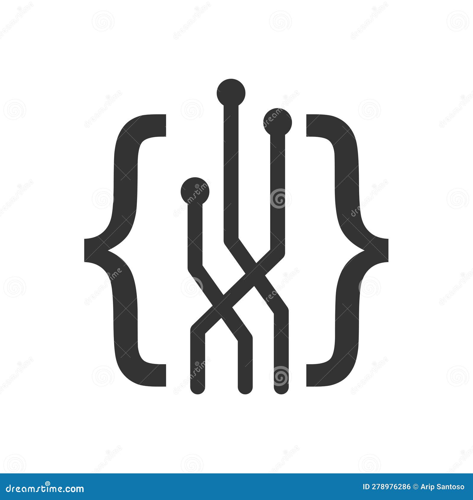 Software Logo Template. Icon Illustration Brand Identity. Isolated and ...