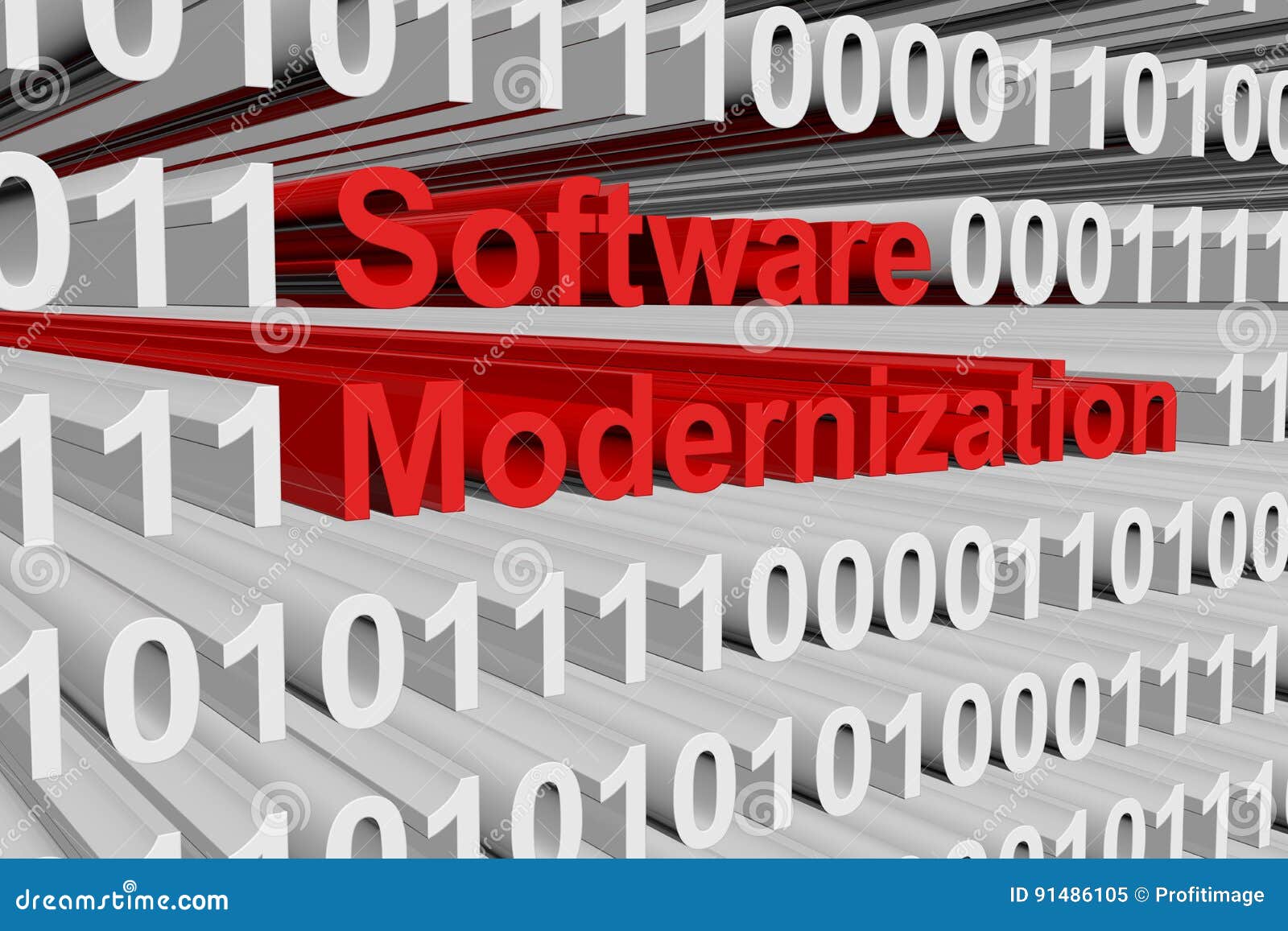 Software modernization stock illustration. Illustration of hardware ...