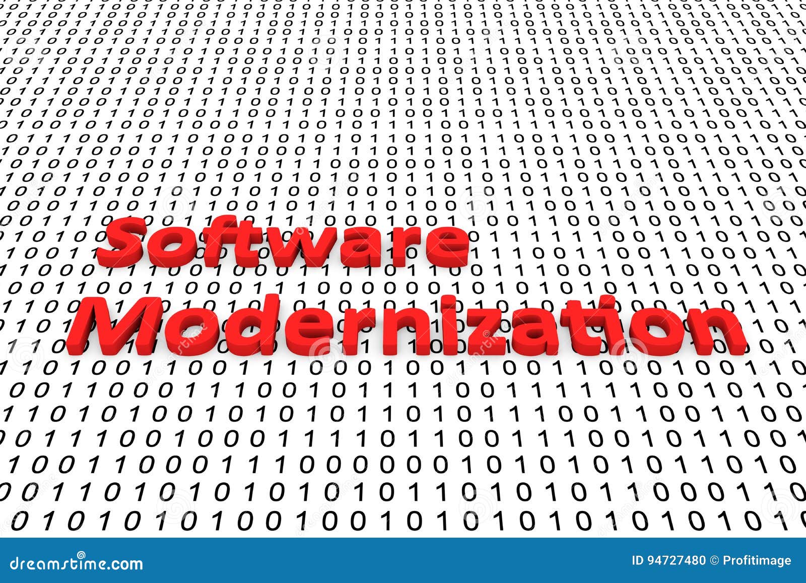 Software modernization stock illustration. Illustration of software ...