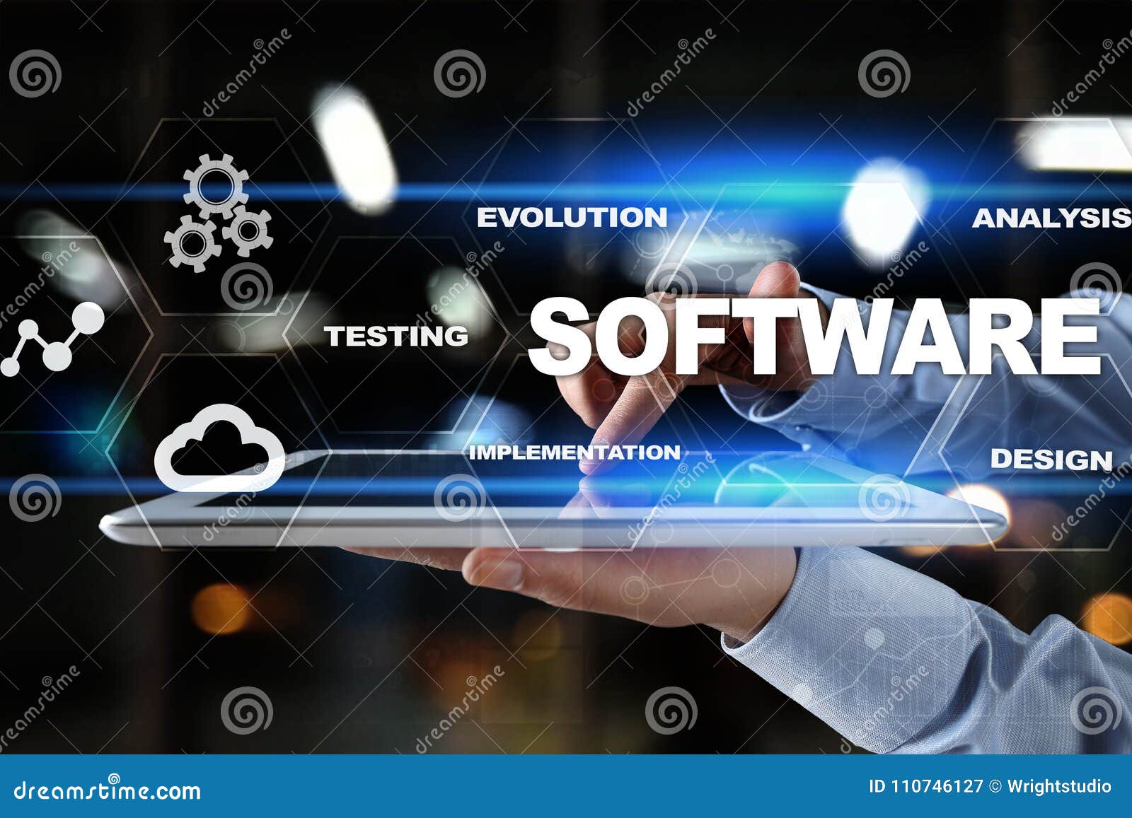 Software-ontwikkeling Concept Van De Het Systeemtechnologie Van ...