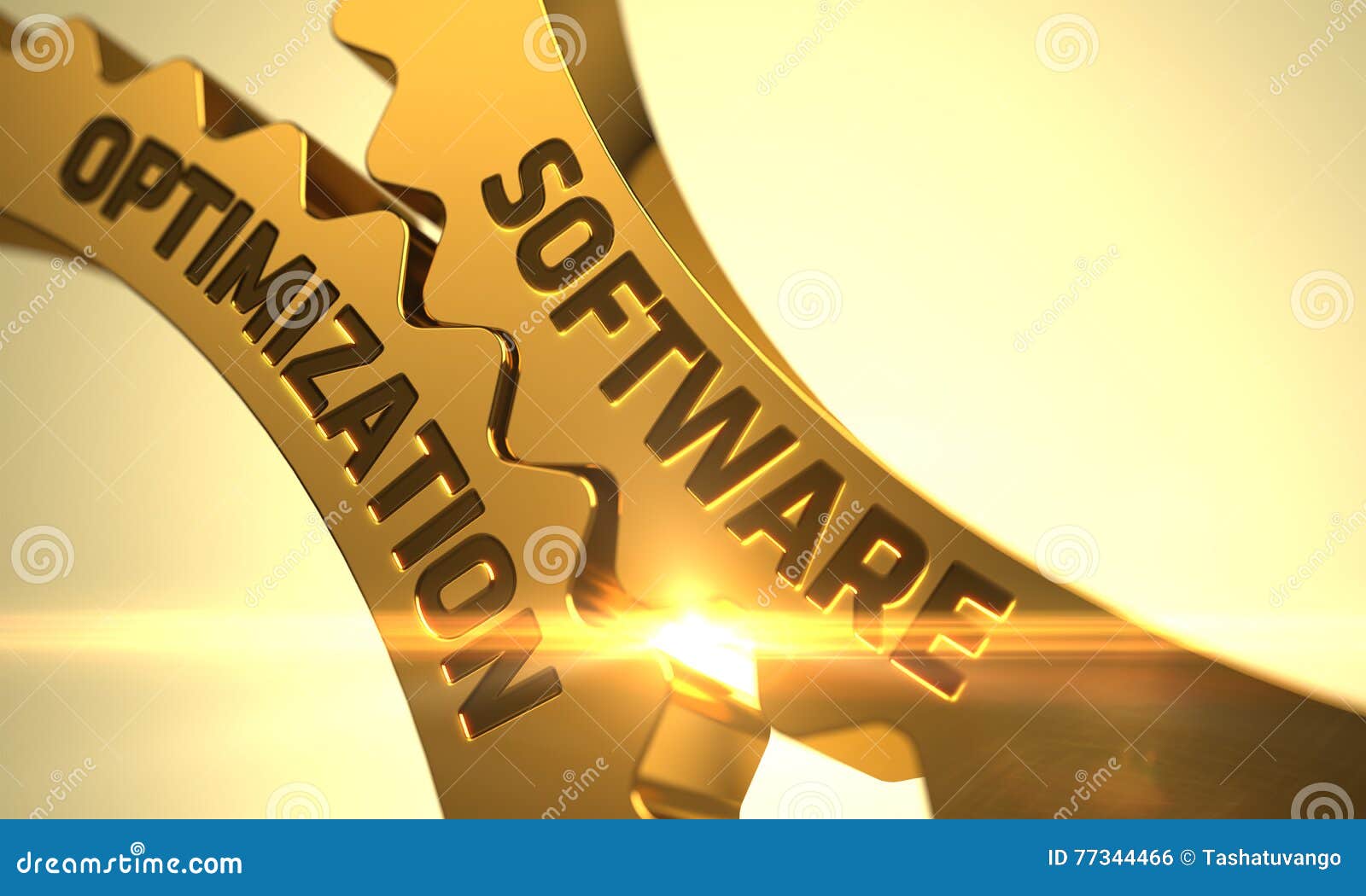 Software Optimization Drawn On White Brickwall. Stock Image ...