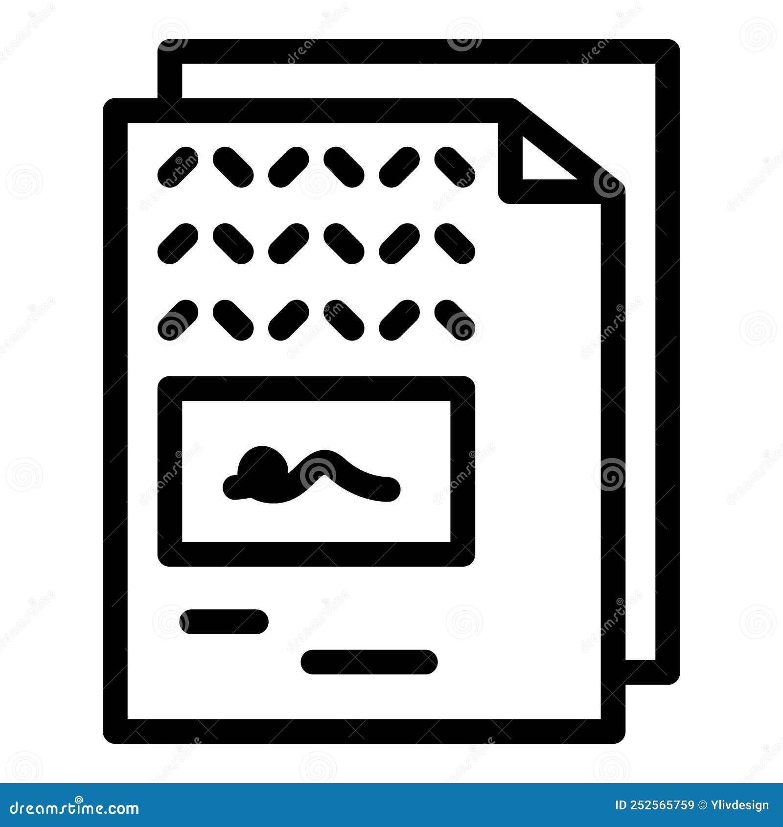 Software Paper Icon Outline Vector Computer Process Stock Vector Illustration Of Icon