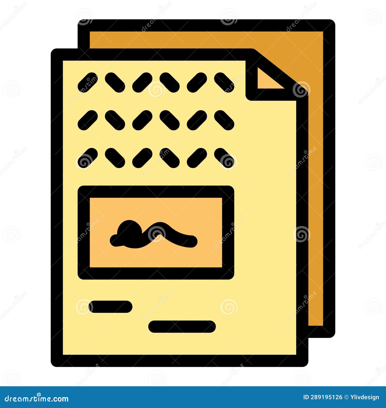 Software Paper Icon Vector Flat Stock Vector - Illustration of service ...
