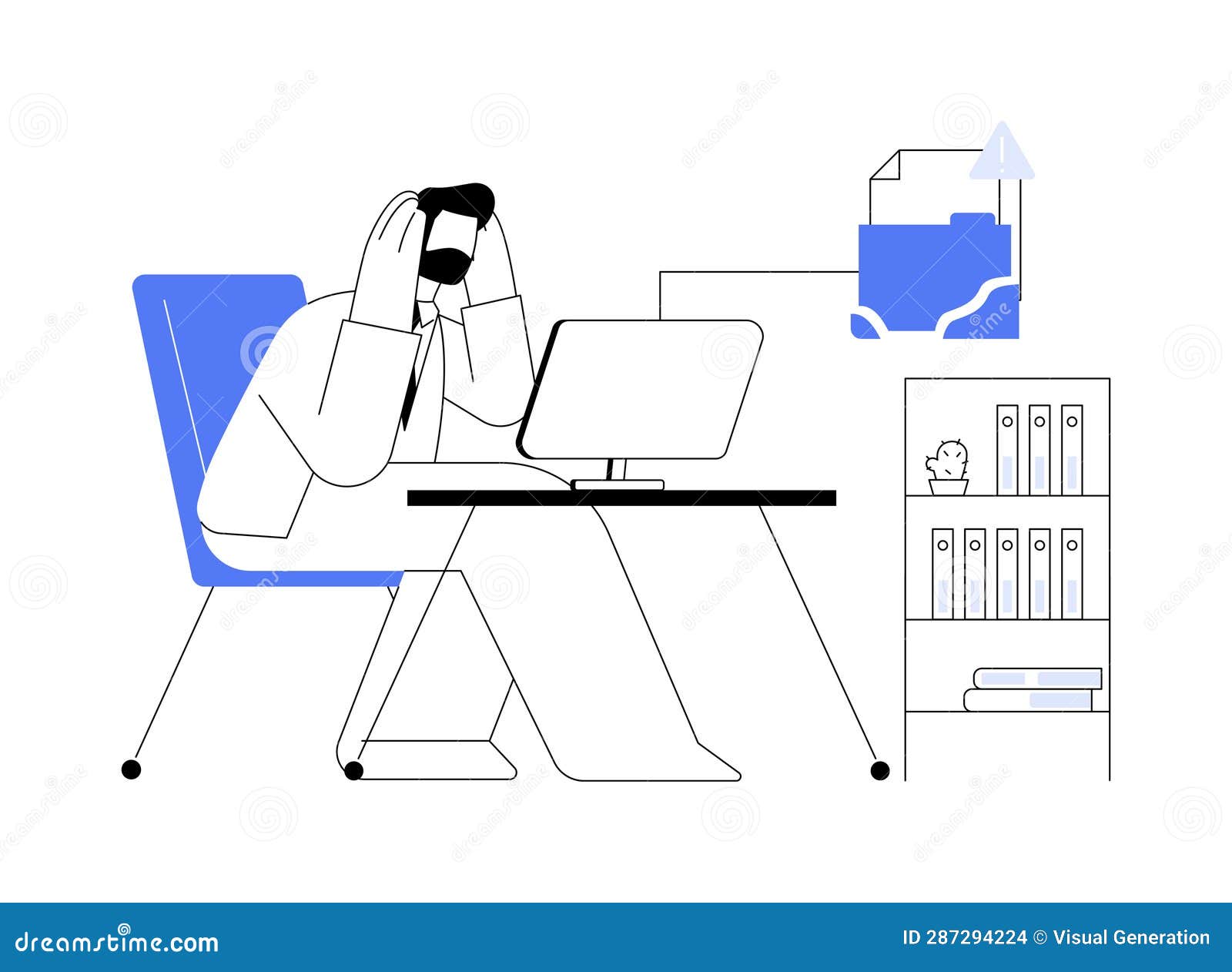 Software Problems Abstract Concept Vector Illustration. Stock ...