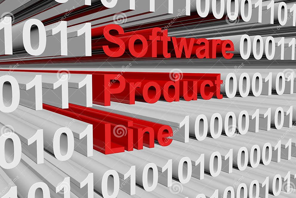 Software product line stock illustration. Illustration of computer ...