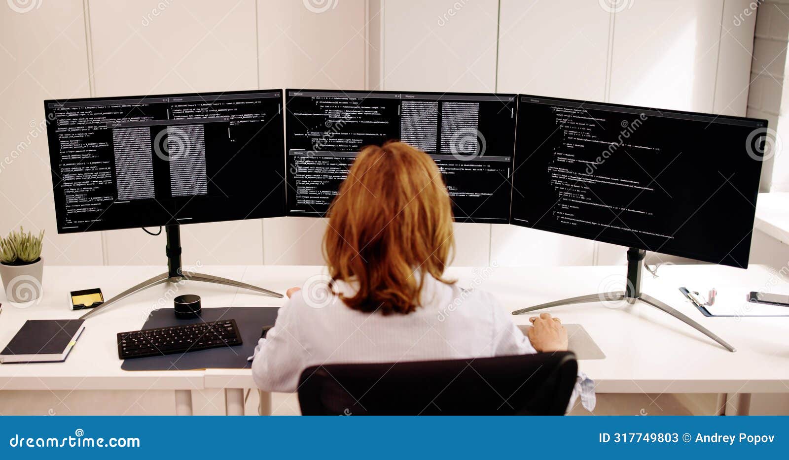 Software Programmer or Coder Woman Stock Image - Image of female, desk ... Software Programmer or Coder Woman Stock Image - Image of female, desk ...