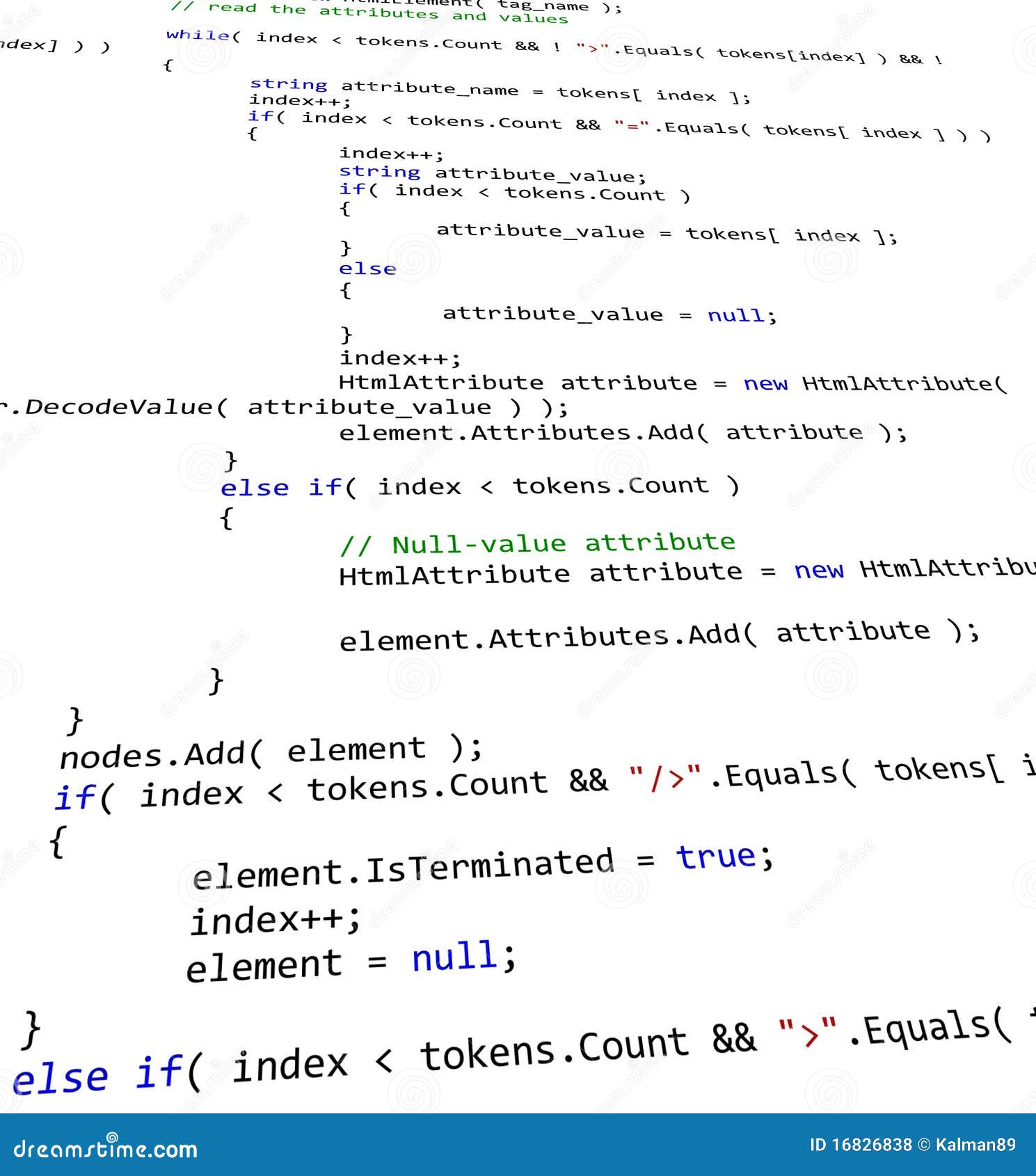 Software-Programmierung-Code Stock Abbildung - Illustration von ...