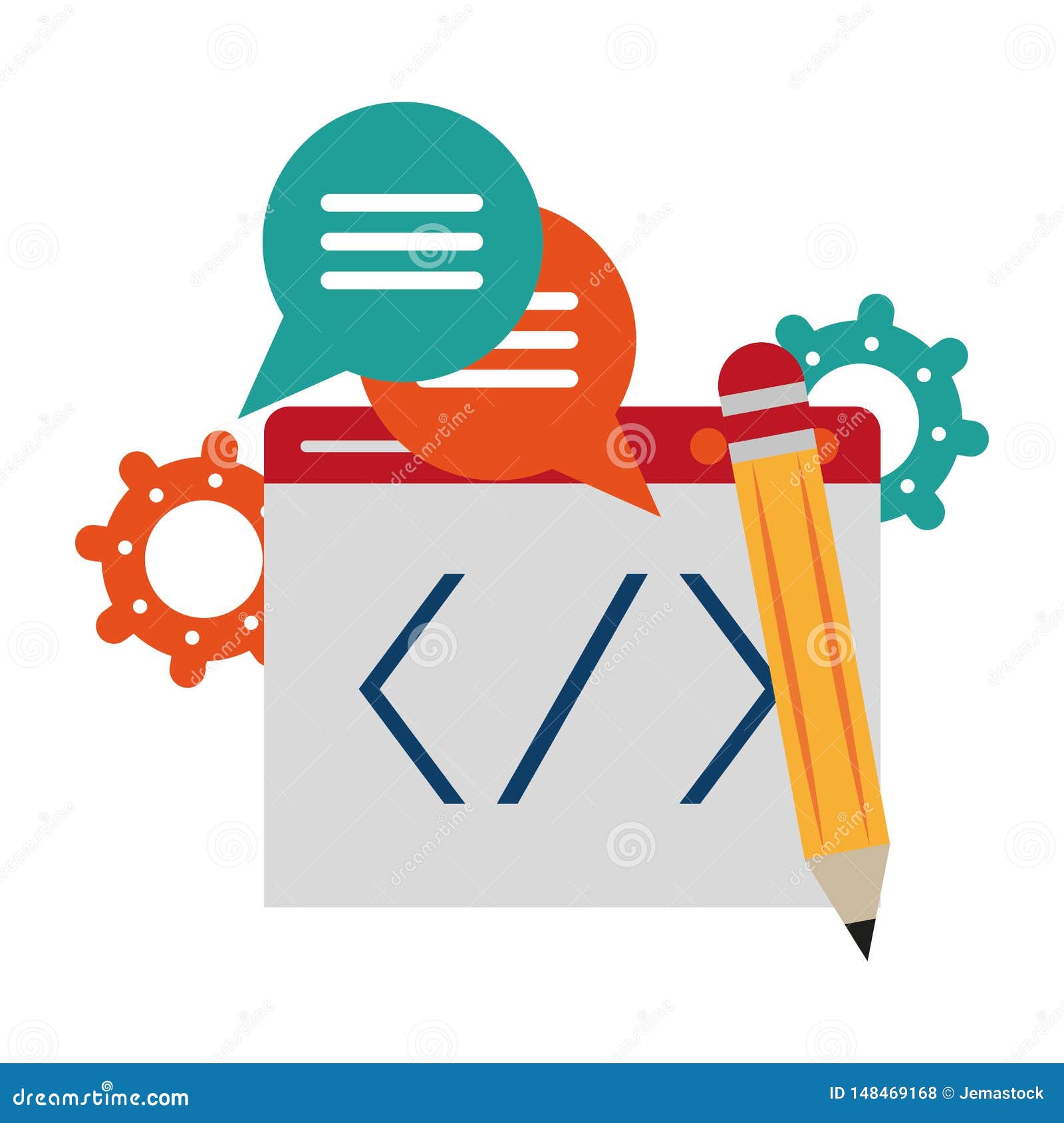 Software Programming Code Symbols Moon Cloud and Raining Drop Stock ...