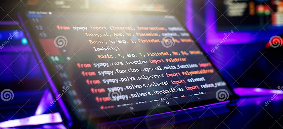 Software Programming Work Time. Program Development Concept Stock Photo - Image of internet ...