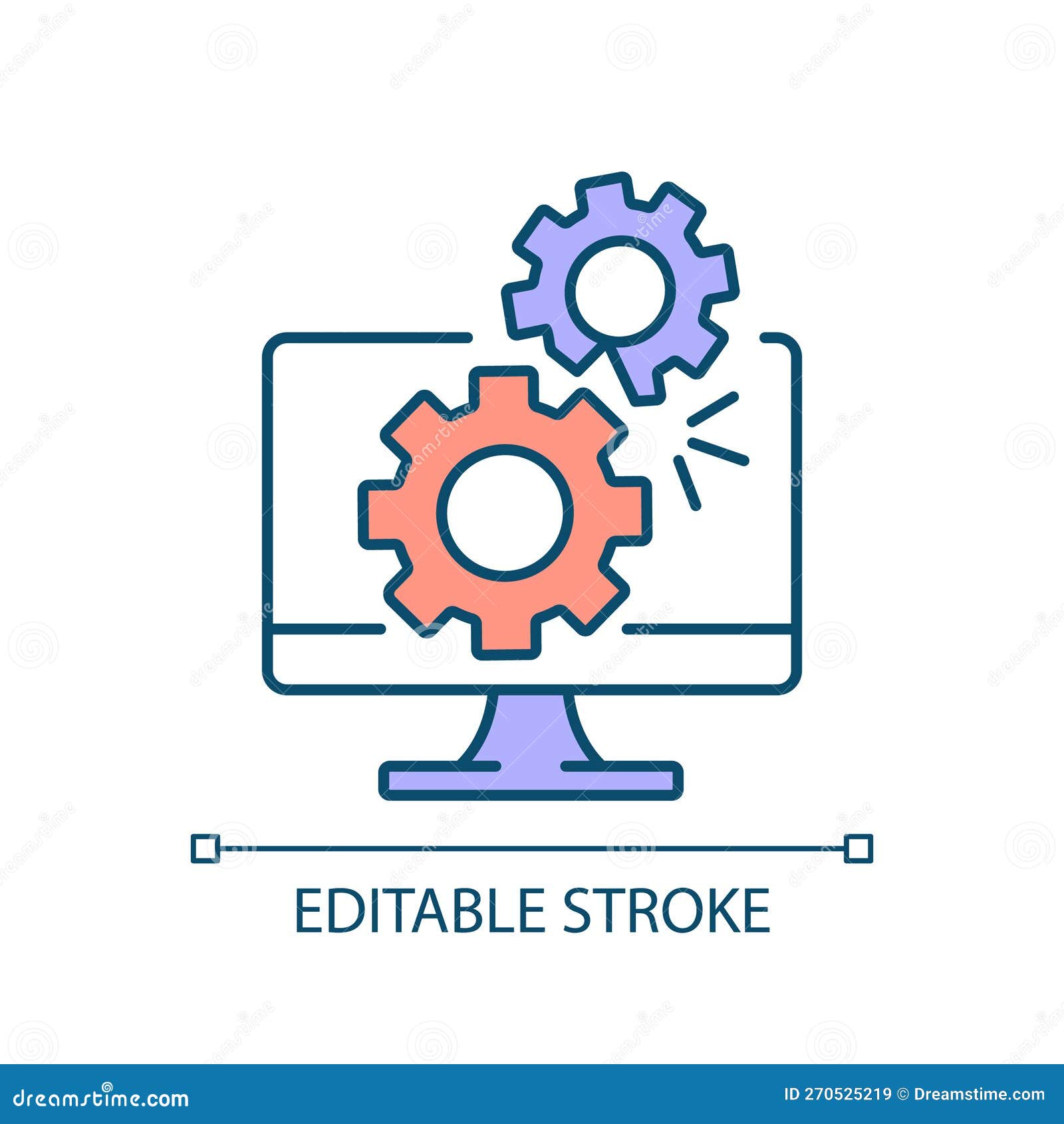 Software Rgb Color Icon Stock Vector Illustration Of System 270525219