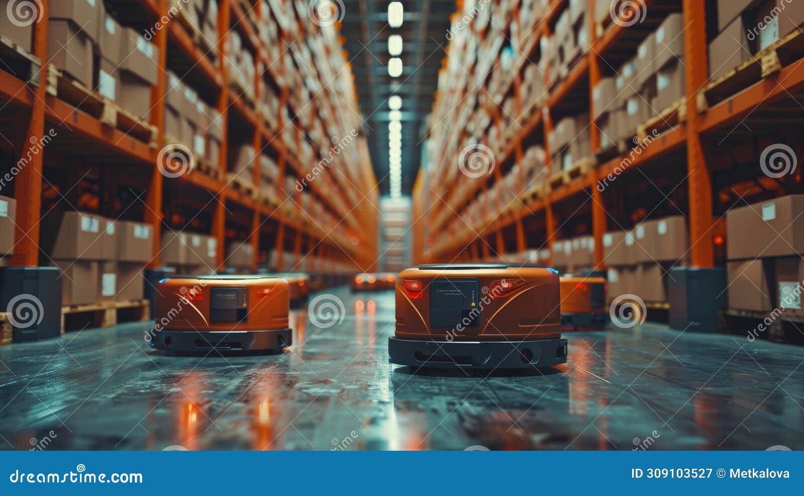 Software Robots Performing Tasks in a Warehouse with Endless Pallets of ...