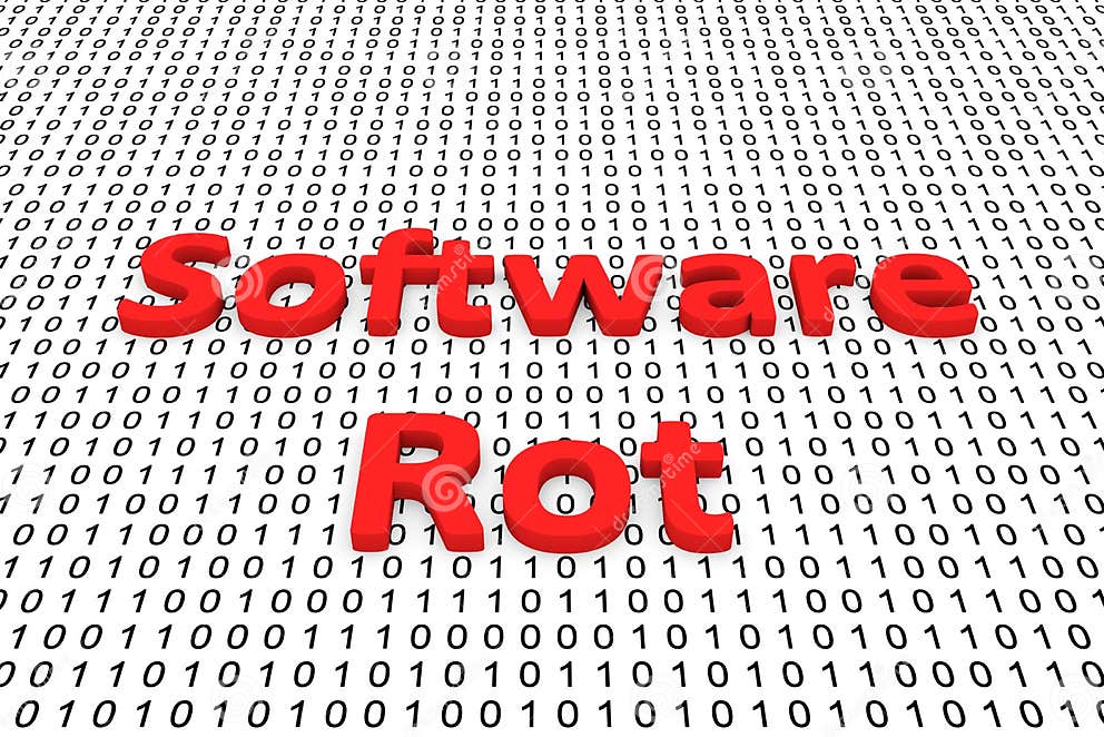 Software rot stock illustration. Illustration of programming - 83377774