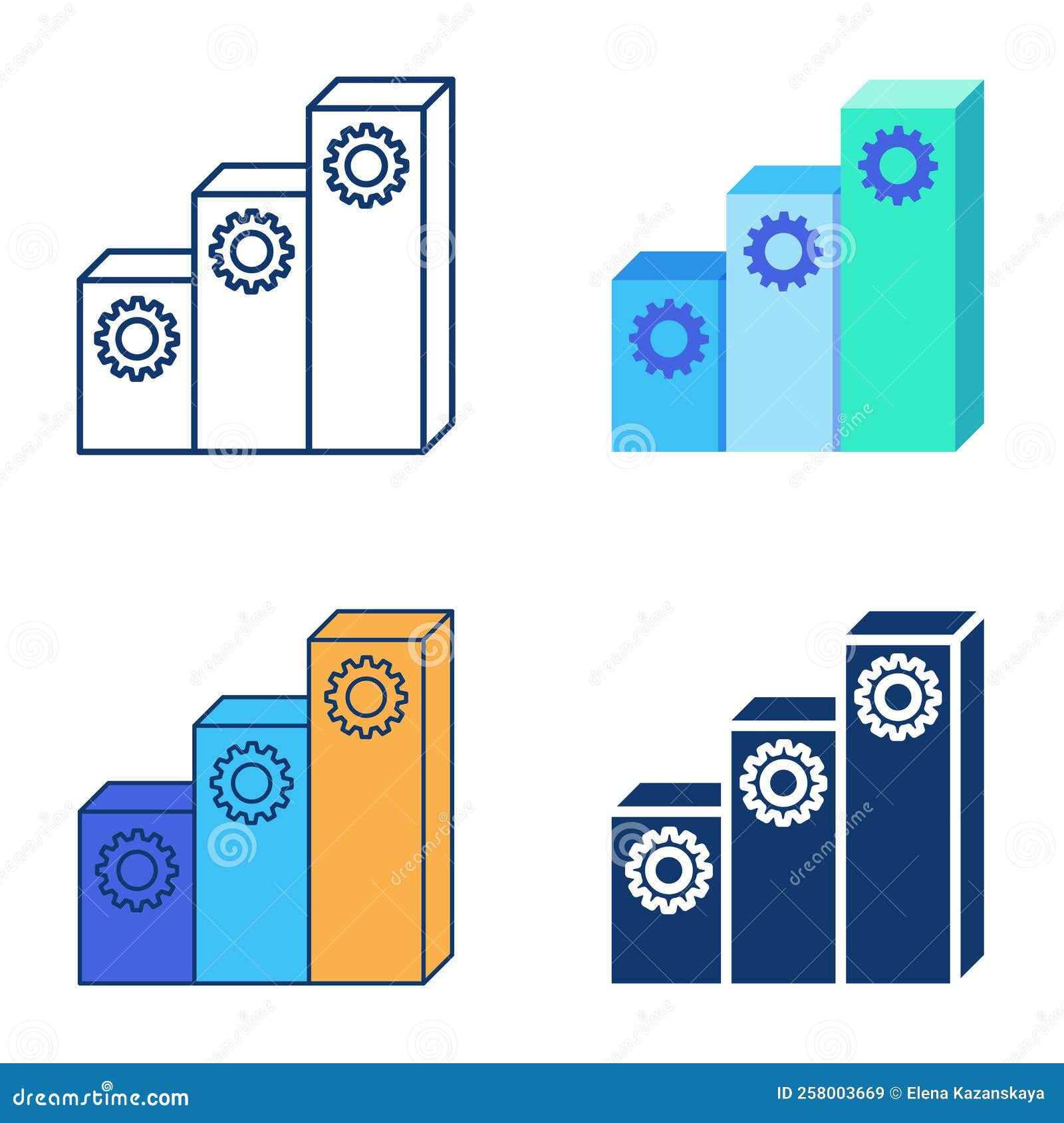 Software Scalability Icon Set in Flat and Line Style Stock Illustration ... Software Scalability Icon Set in Flat and Line Style Stock Illustration ...