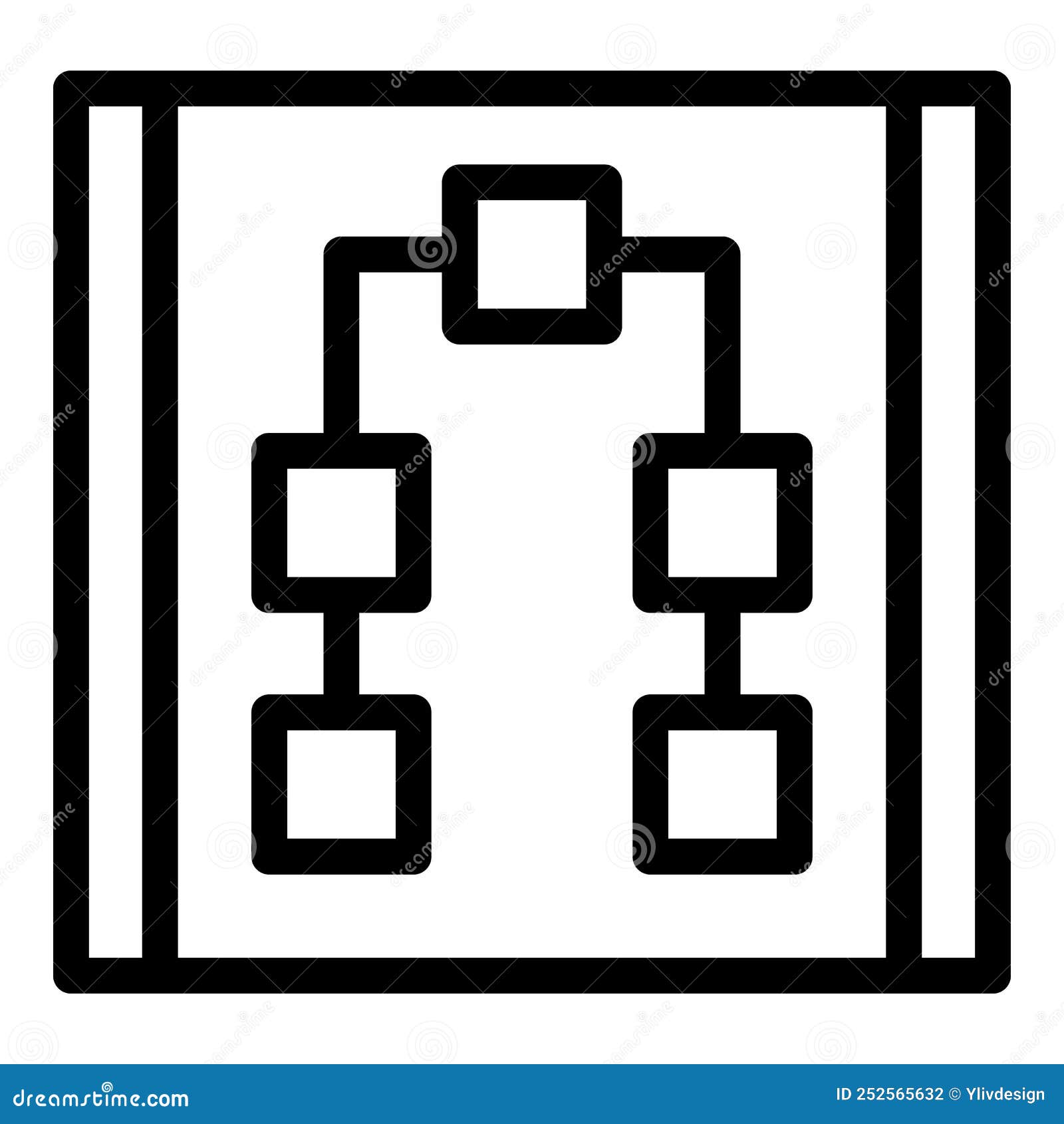 Software Scheme Icon Outline Vector. Service System Stock Illustration ...