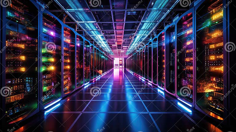 Software server technology stock illustration. Illustration of blade ...