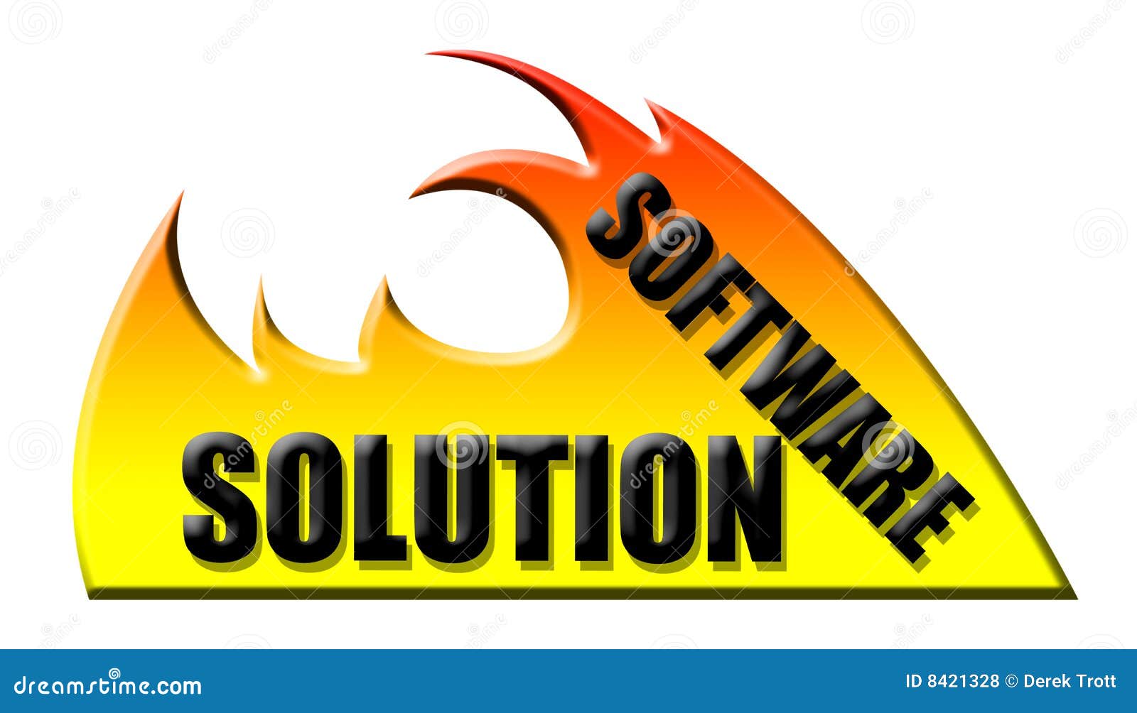 Software solution stock illustration. Illustration of solution - 8421328