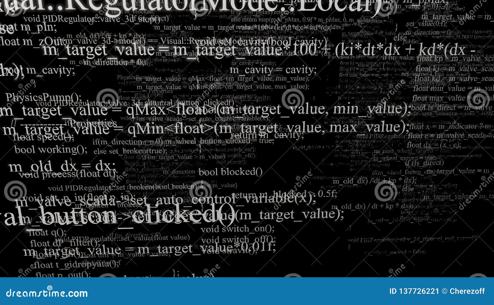 Software Source Code Programming Code Splitting Of Css And Php Code On Computer Screen