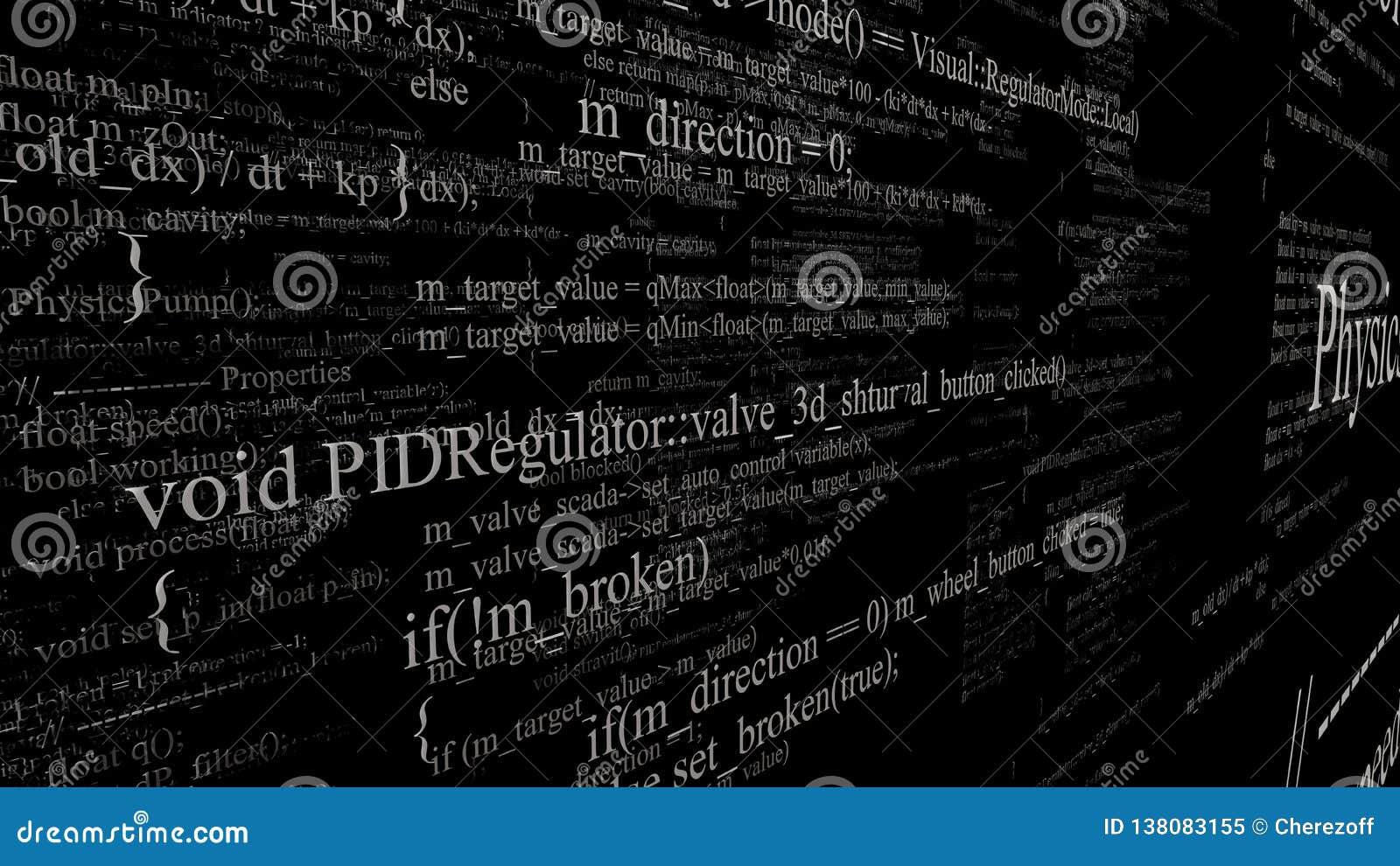 Software Source Code Programming Code Splitting Of Css And Php Code On Computer Screen