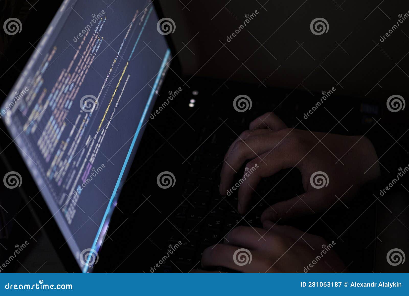 Software Source Code Program Code Code On A Computer Screen The Developer Is Working On 4123