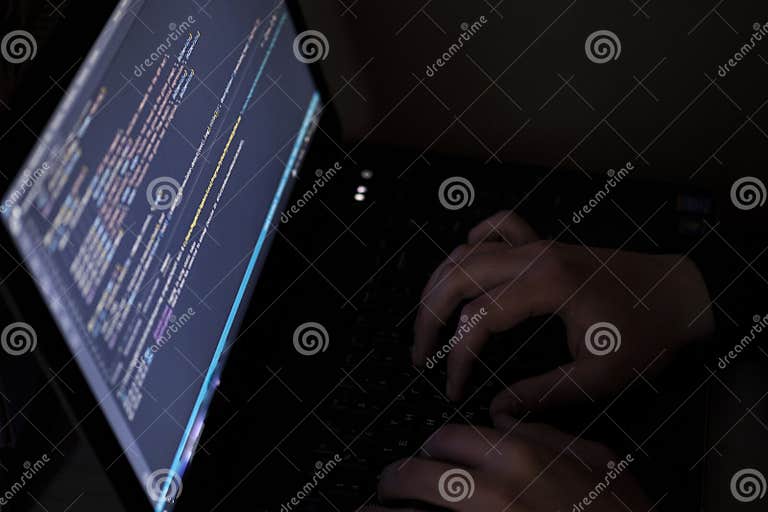 Software Source Code Program Code Code On A Computer Screen The
