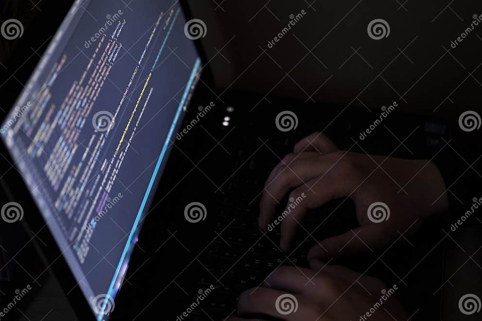 Software Source Code Program Code Code On A Computer Screen The