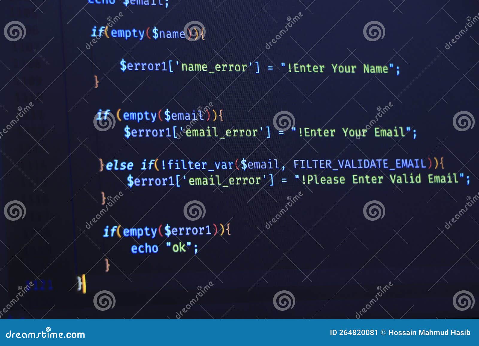 Software Source Code Programming Code Stock Image Image Of Development Blue 264820081