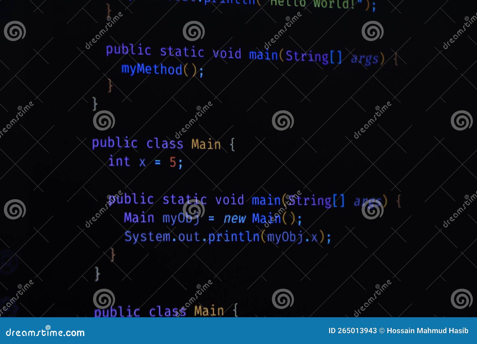 Software Source Code Programming Code Stock Image Image Of Light Information 265013943