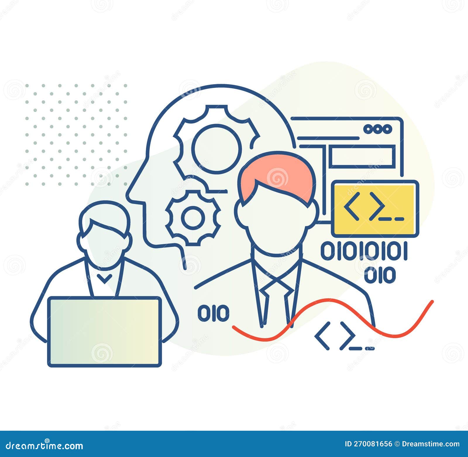 Software and Technology Development Team - Stock Illustration Stock ...