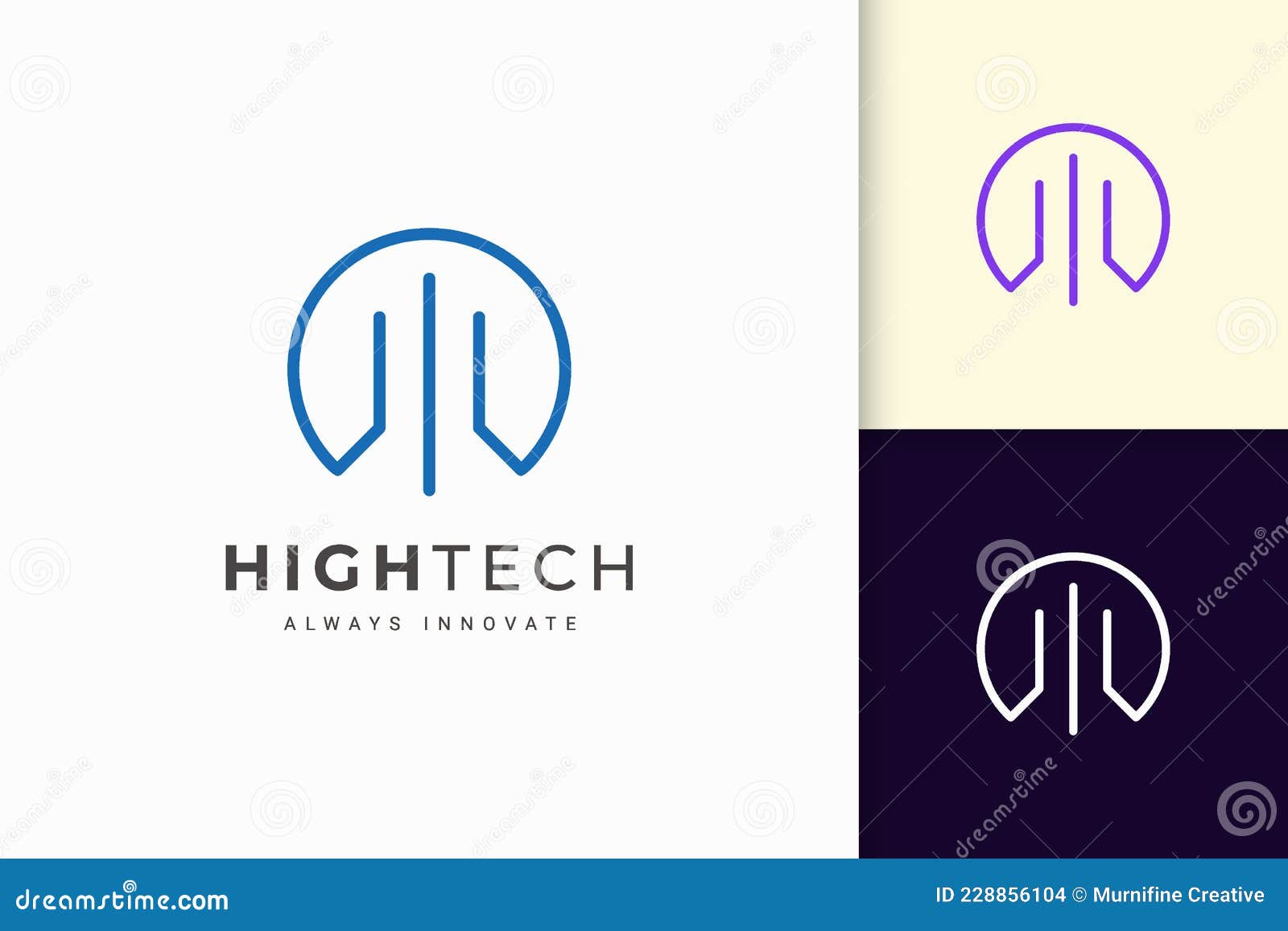 Software or Technology Logo in Abstract Line Shape Stock Vector ...