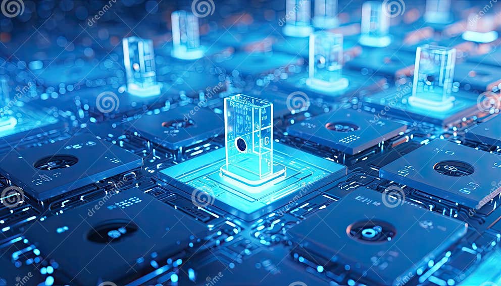 Software Technology Security in Information Stock Illustration ...