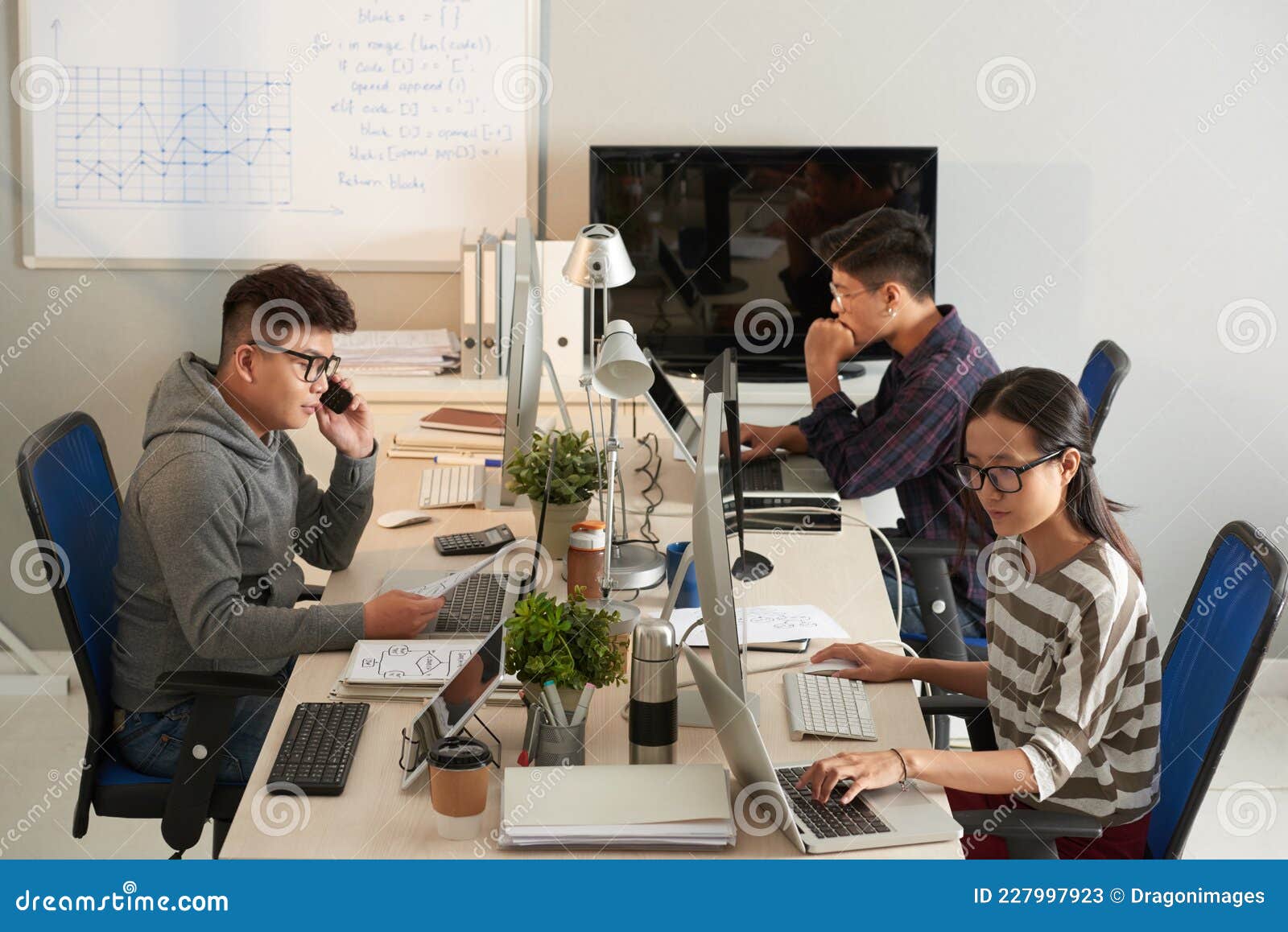Software Testing Department Workers Stock Image - Image of occupation ...