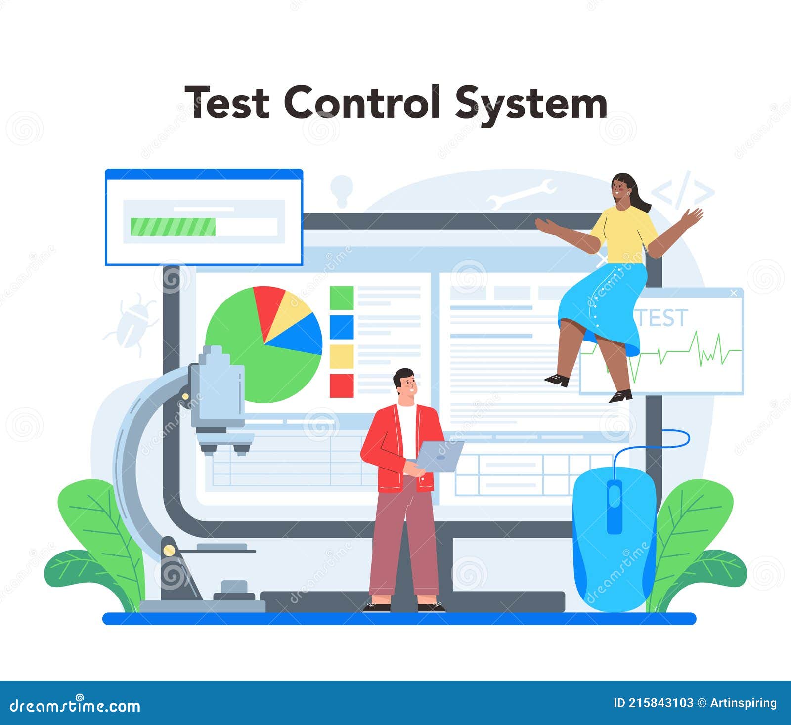 Software Testing Online Service or Platform. Application or Website ...