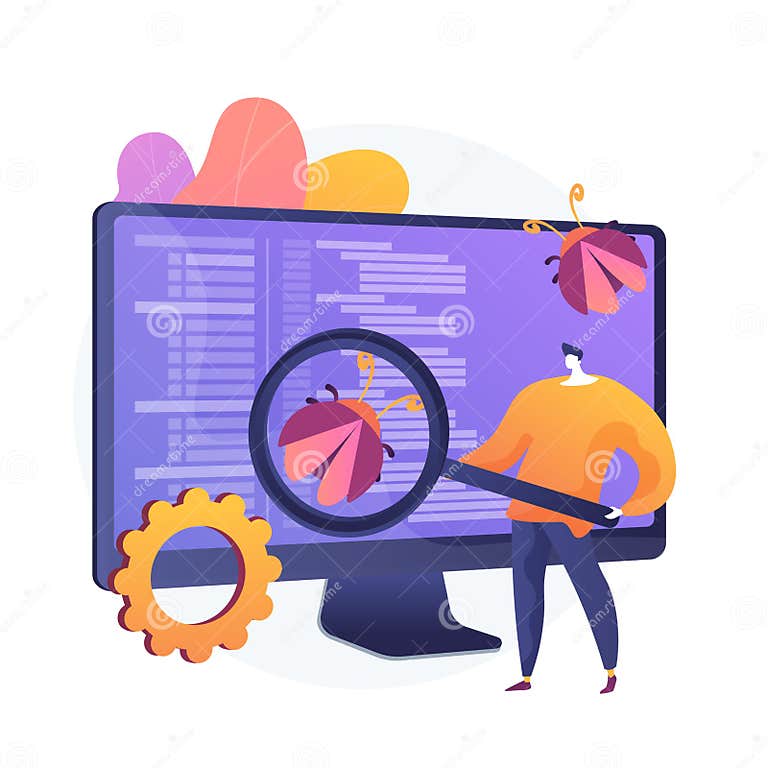 Software Testing Vector Concept Metaphor Stock Vector - Illustration of ...